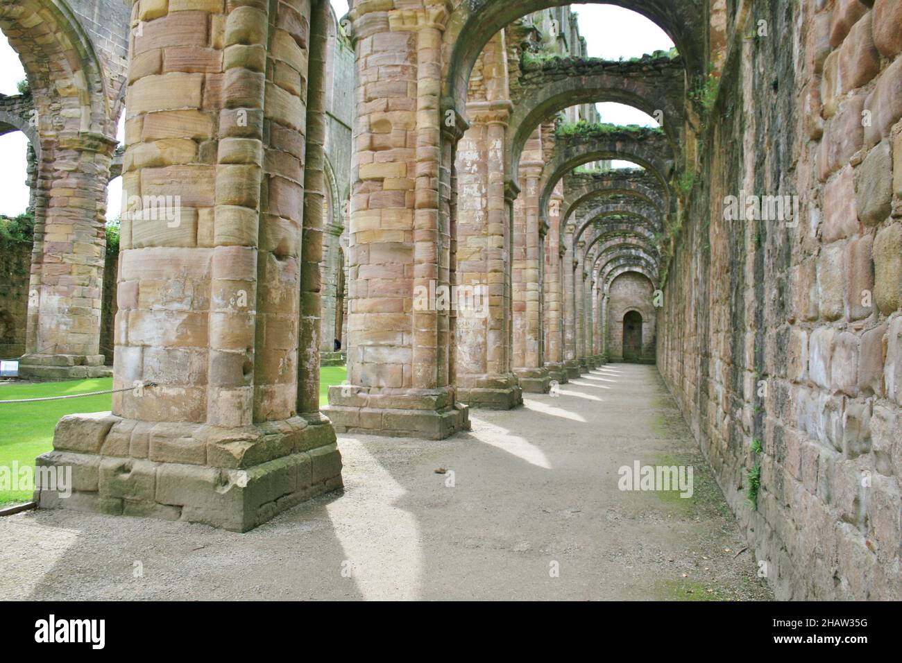 Fountains Abbey - England Stock Photo - Alamy