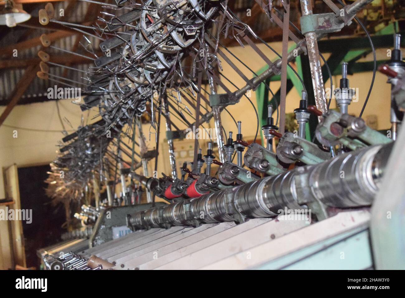 Linen processing machine hi-res stock photography and images - Alamy