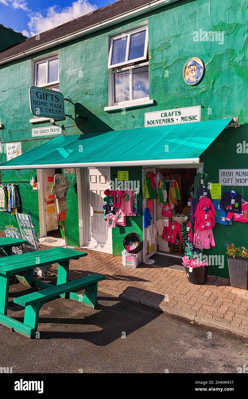 Green House, Souvenir Shop, Sneem, Ring of Kerry Panorama Road, Iveragh ...
