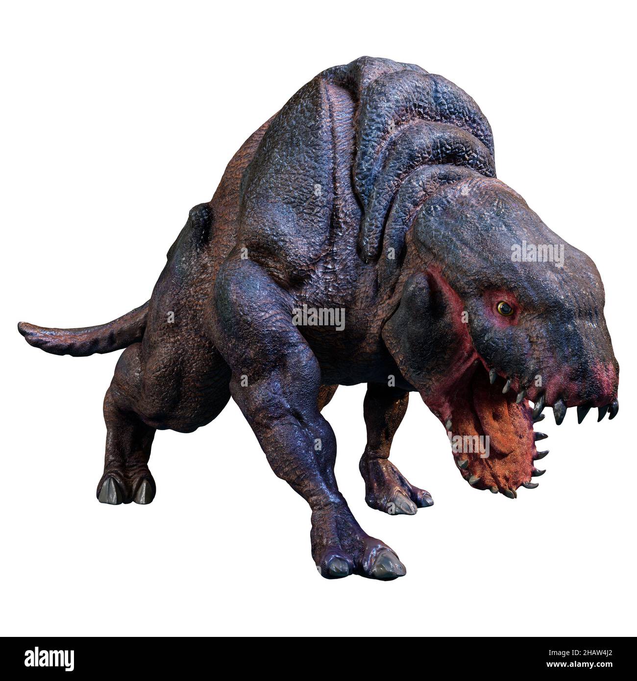 3D rendering of a fantasy creature isolated on white background Stock ...