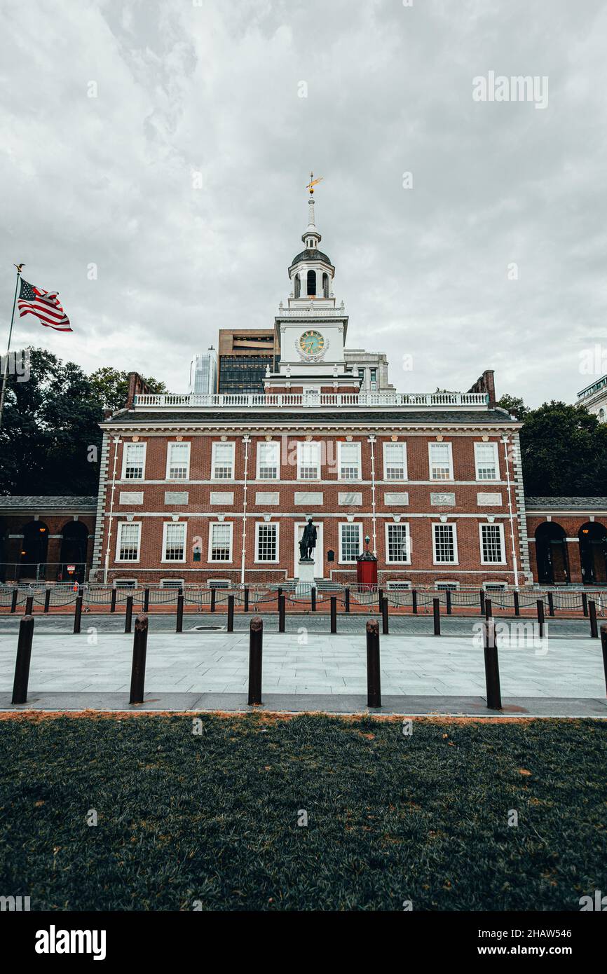 Independence hall construction hi-res stock photography and images - Alamy