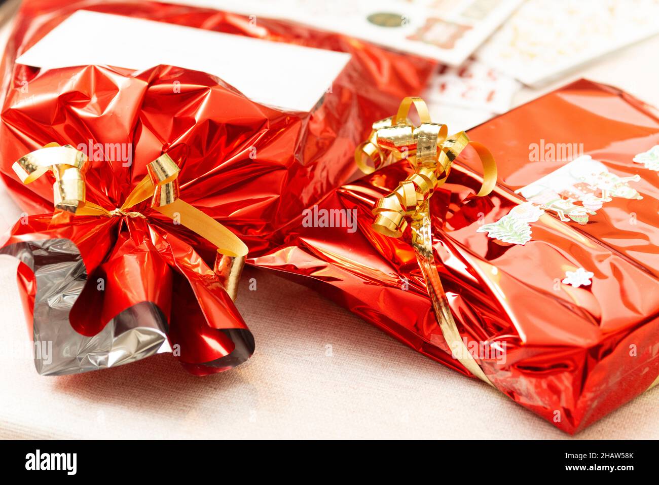 Stylish present hi-res stock photography and images - Alamy