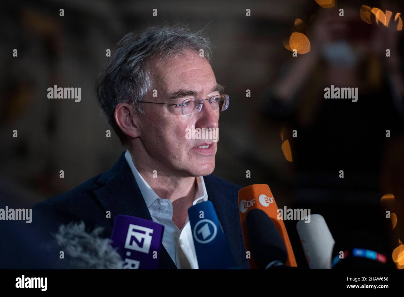 Berlin, Germany. 15th Dec, 2021. Robert Unger, one of the defendant's ...