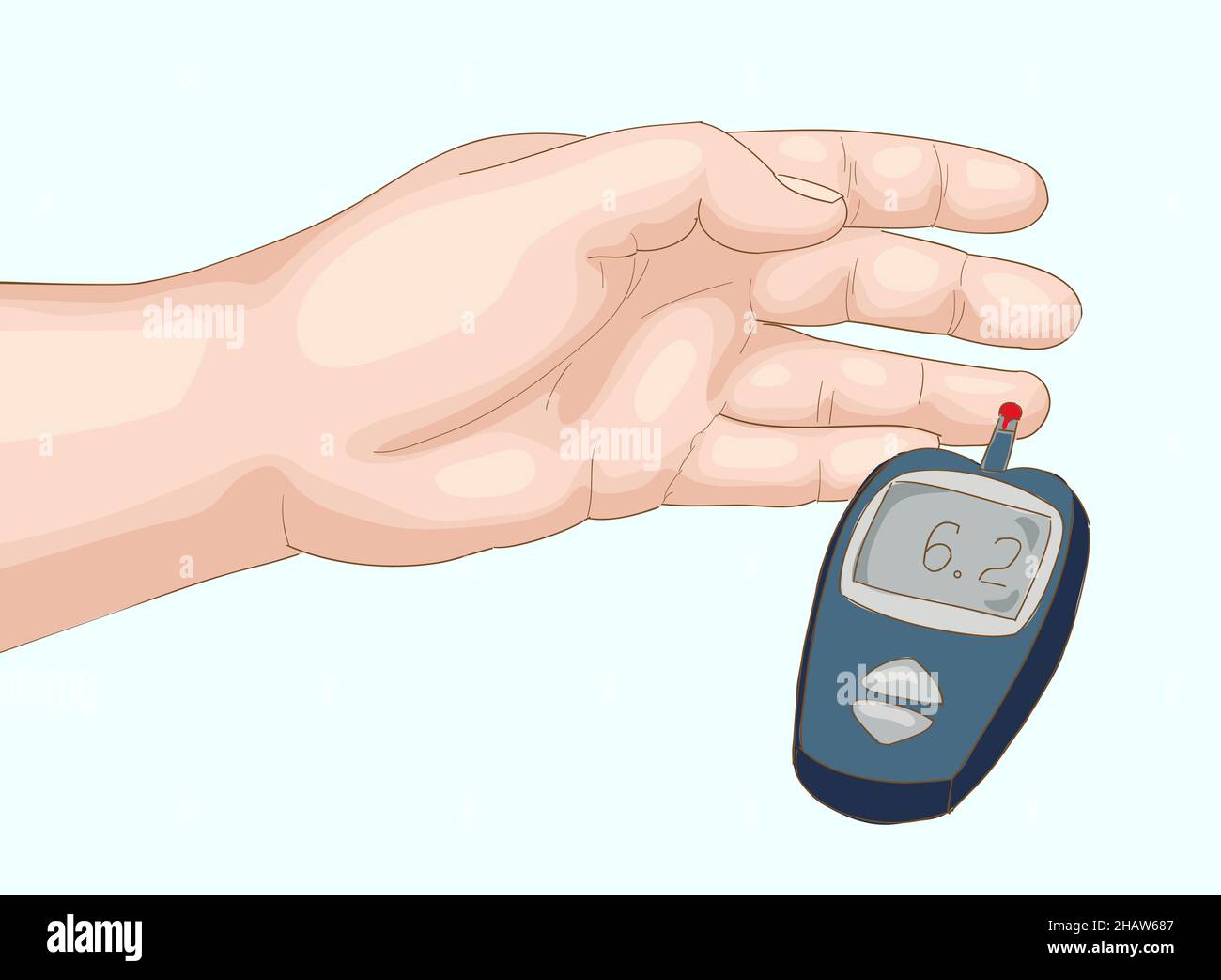 Blood test. Vector illustration Stock Vector Image & Art - Alamy