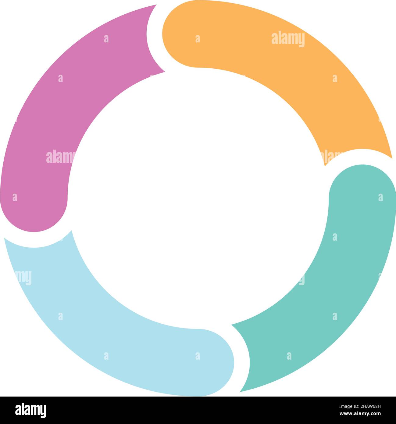 round infographic element on white background Stock Vector Image & Art ...