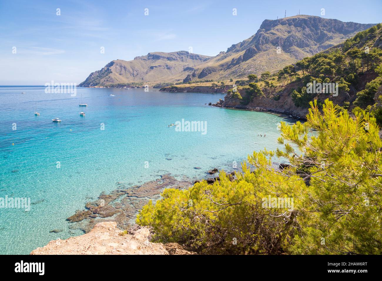 Cala Na Clara Bay, near Betlem, Majorca, Spain Stock Photo - Alamy