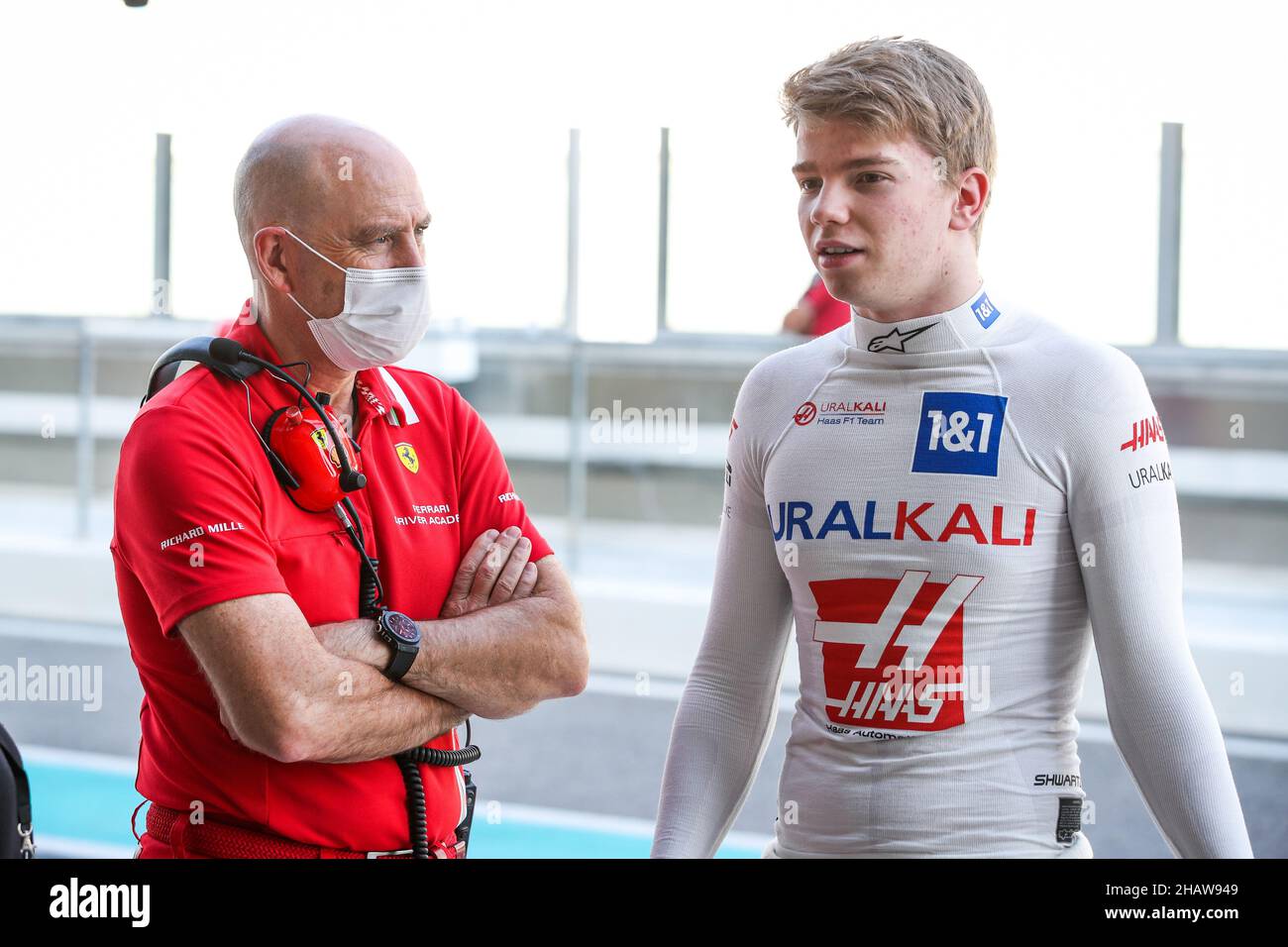 CLEAR Jock, Scuderia Ferrari Driver Academy, and SHWARTZMAN Robert (rus), Haas F1 Team, portrait ...