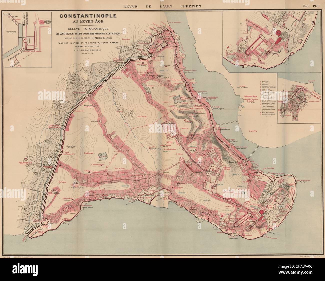 Constantinople Map, Constantinople Print, Constantinople Poster ...