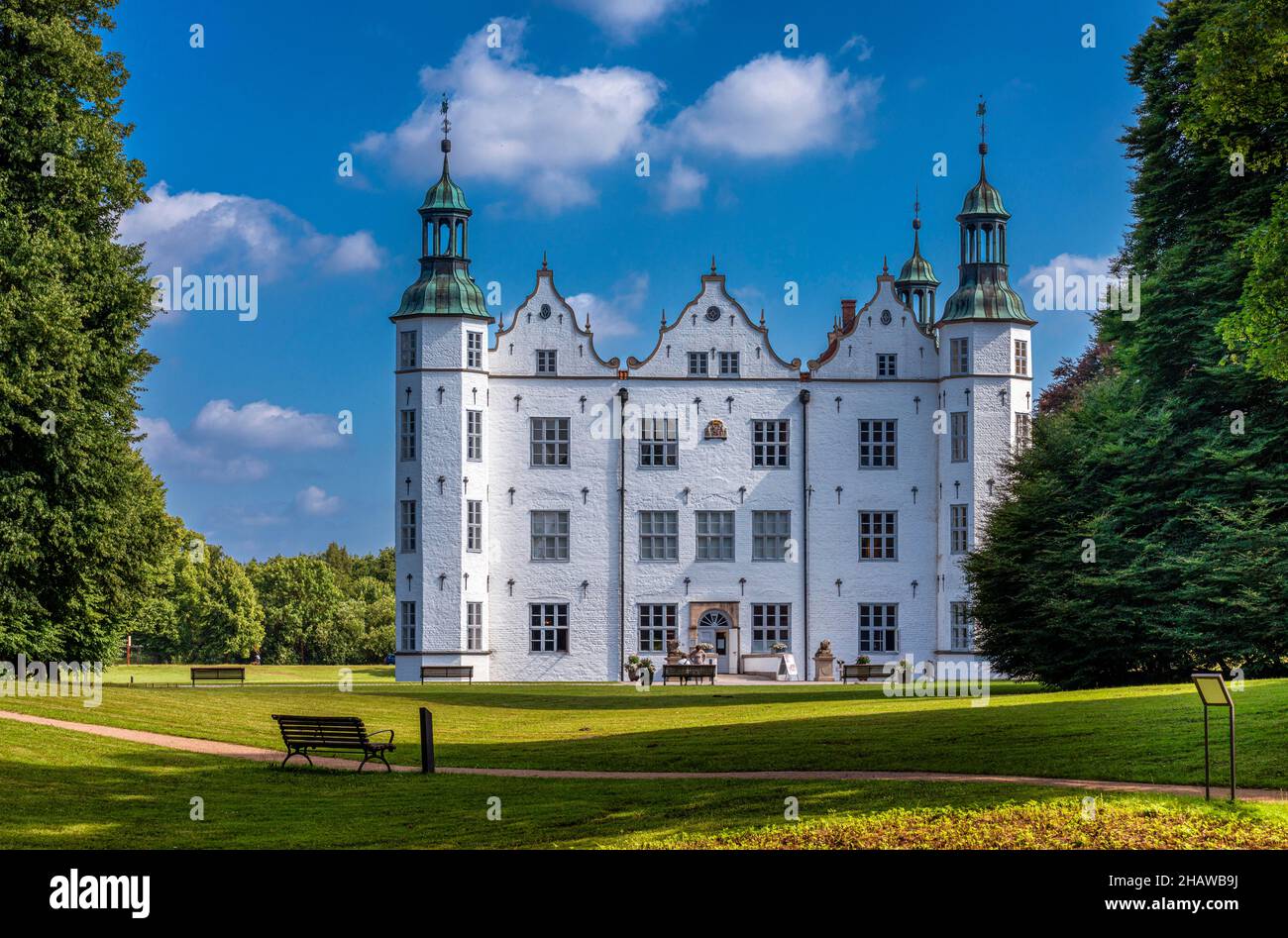 Ahrensburg Castle in Schleswig Holstein, Ahrensburg, Germany Stock ...