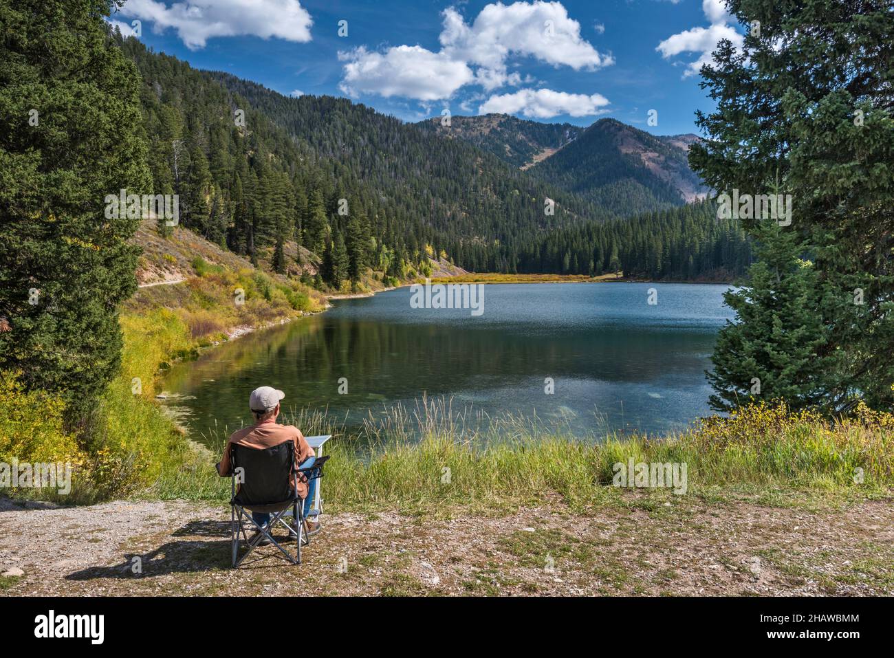 Cottonwood Lake, Salt River Range, Bridger Teton National Forest ...