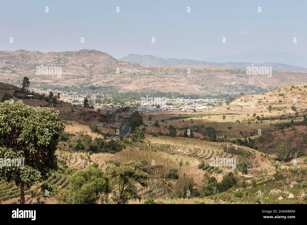 Landscape, fields, cultivation area, Oromia, Ethiopia Stock Photo - Alamy