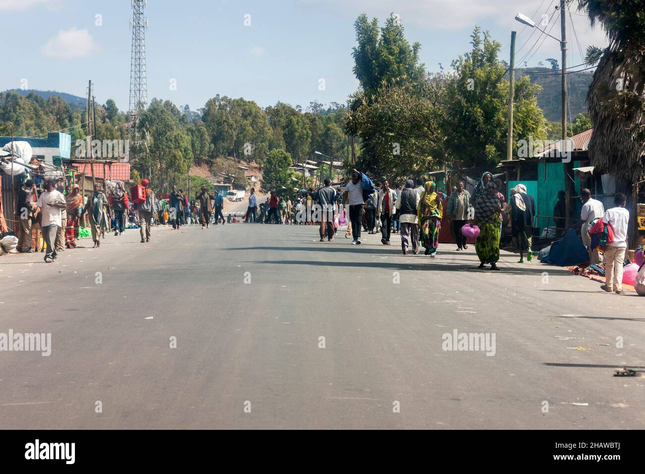Street scene, Oromia, Ethiopia Stock Photo - Alamy