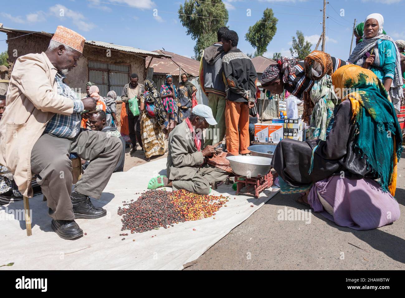 Market, Asebe Teferi, Oromia, Ethiopia Stock Photo - Alamy