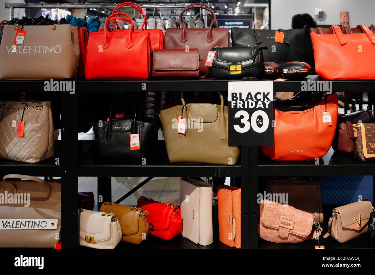 Symbol image Black Friday Handbags 30 Stock Photo - Alamy