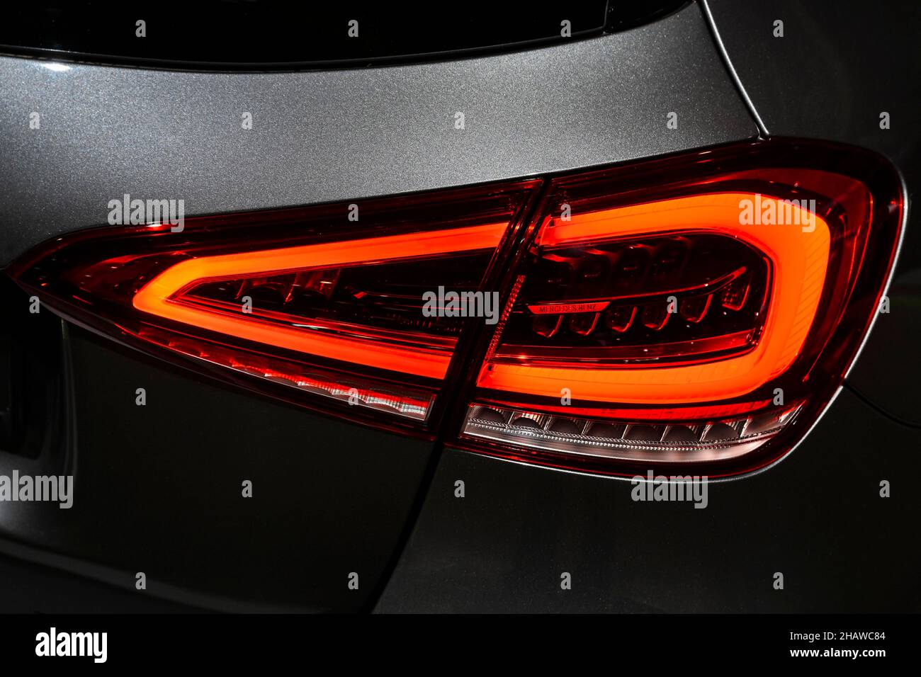 Mercedes Benz brake light Stock Photo - Alamy