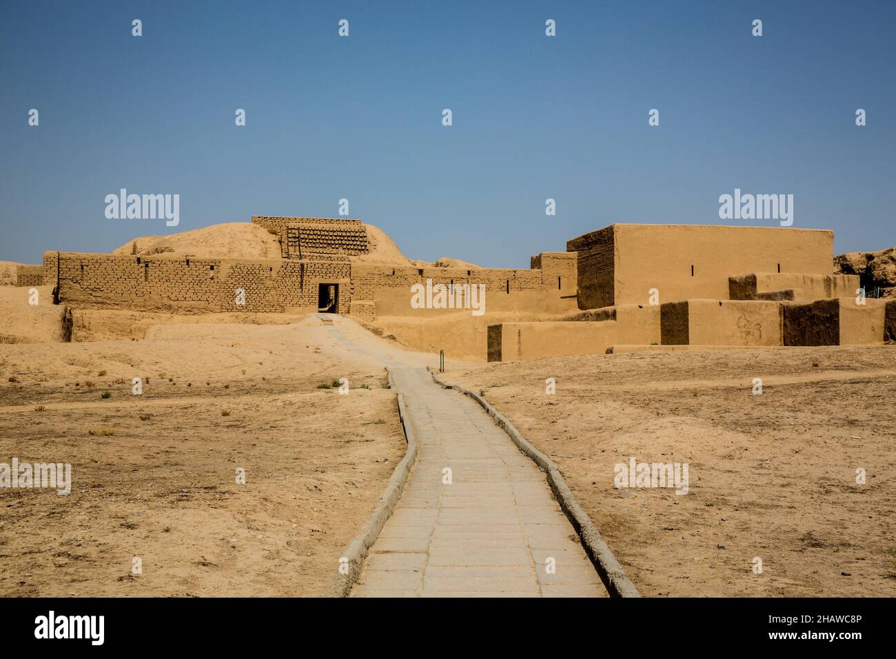 Ruins of ancient Nisa, ancient royal city of the Parthians ...