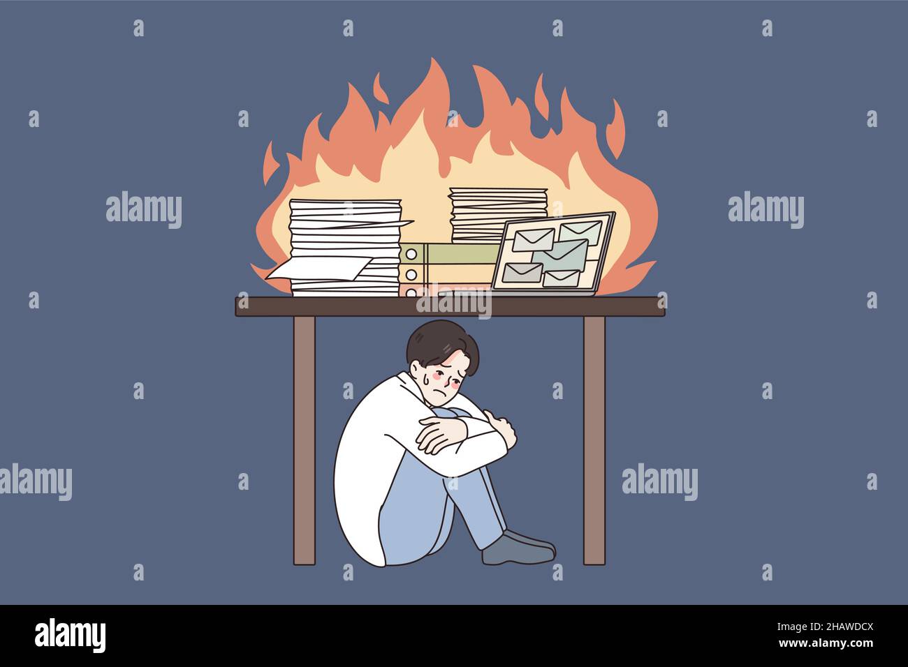 Work breakdown Stock Vector Images - Alamy