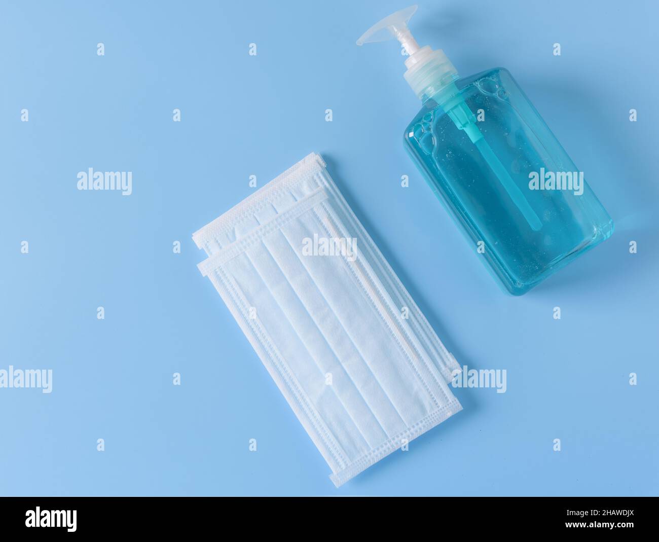 Surgical mask for wearing germ protection and gel alcohol or hand ...