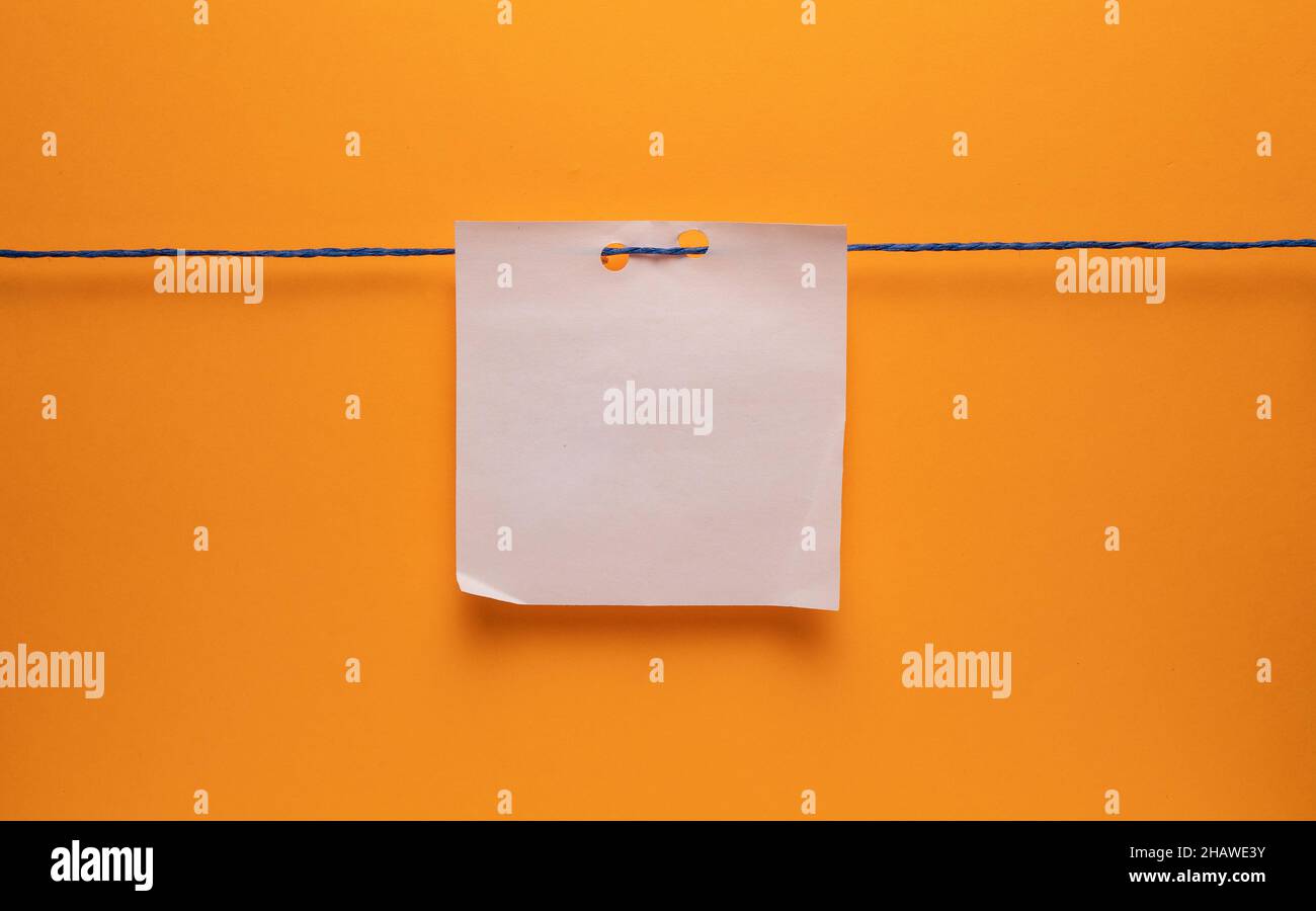 Empty space Paper Tag for copy space your own words Stock Photo - Alamy