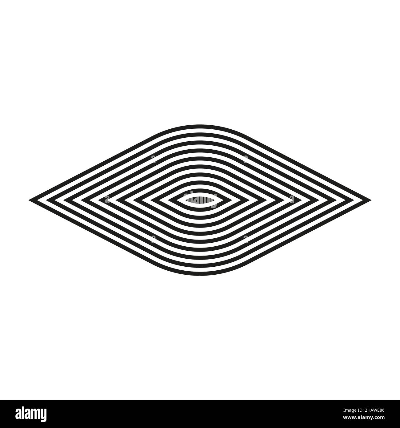 Eye icon, human eye symbol, isolated on white background. Logo template ...