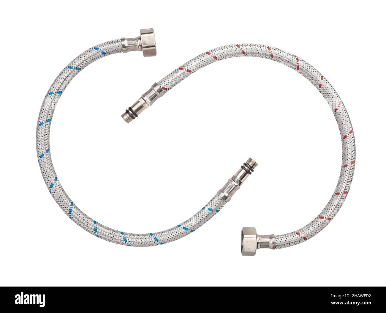 kitchen tap pipe path isolated on white Stock Photo - Alamy