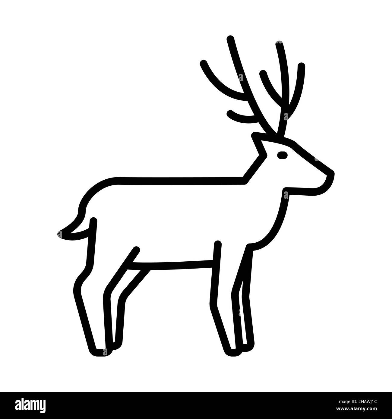 Elk Outline