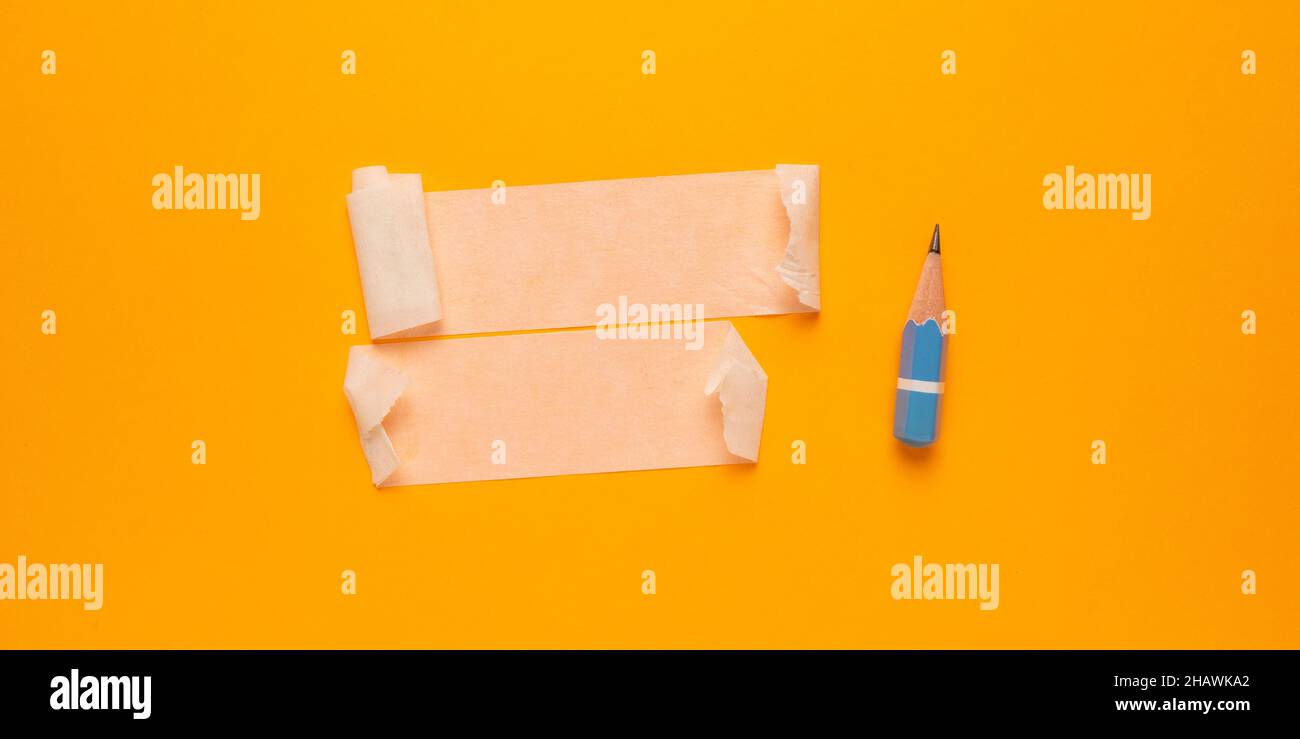 Empty space sticky tape for copy space your own words Stock Photo - Alamy