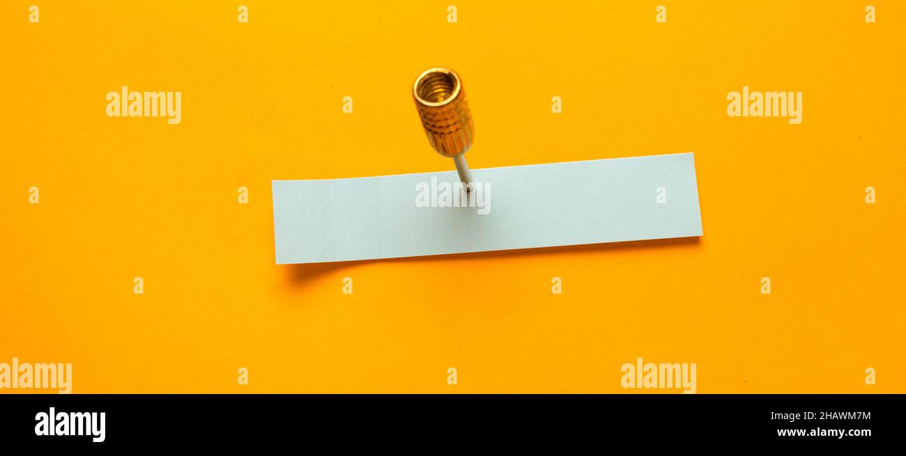 Empty space Paper Tag for copy space your own words Stock Photo - Alamy