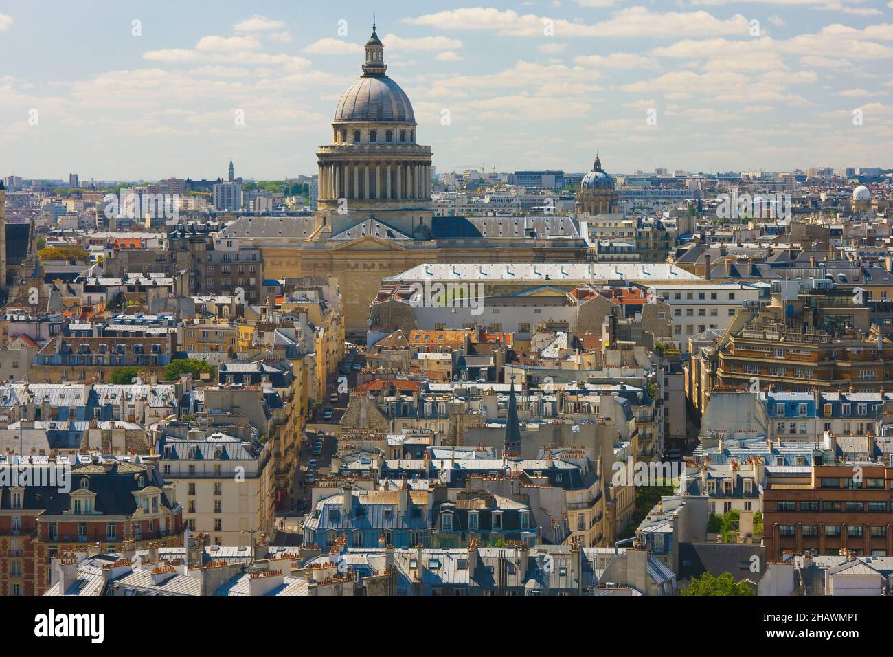 Elevated view of the historic centre, Paris, France Stock Photo - Alamy