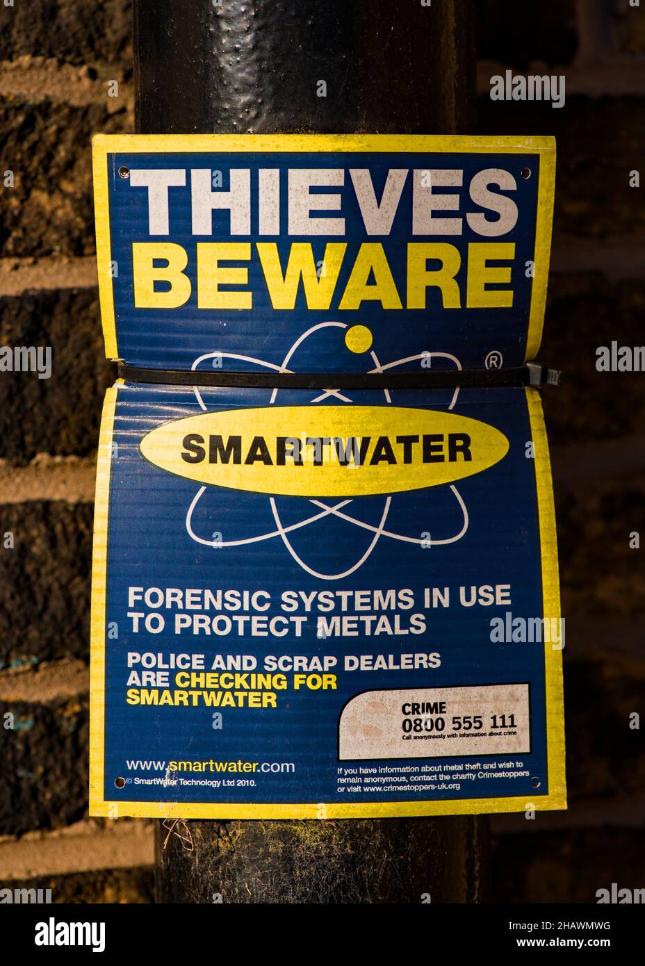 Thieves beware Smartwater Stock Photo - Alamy