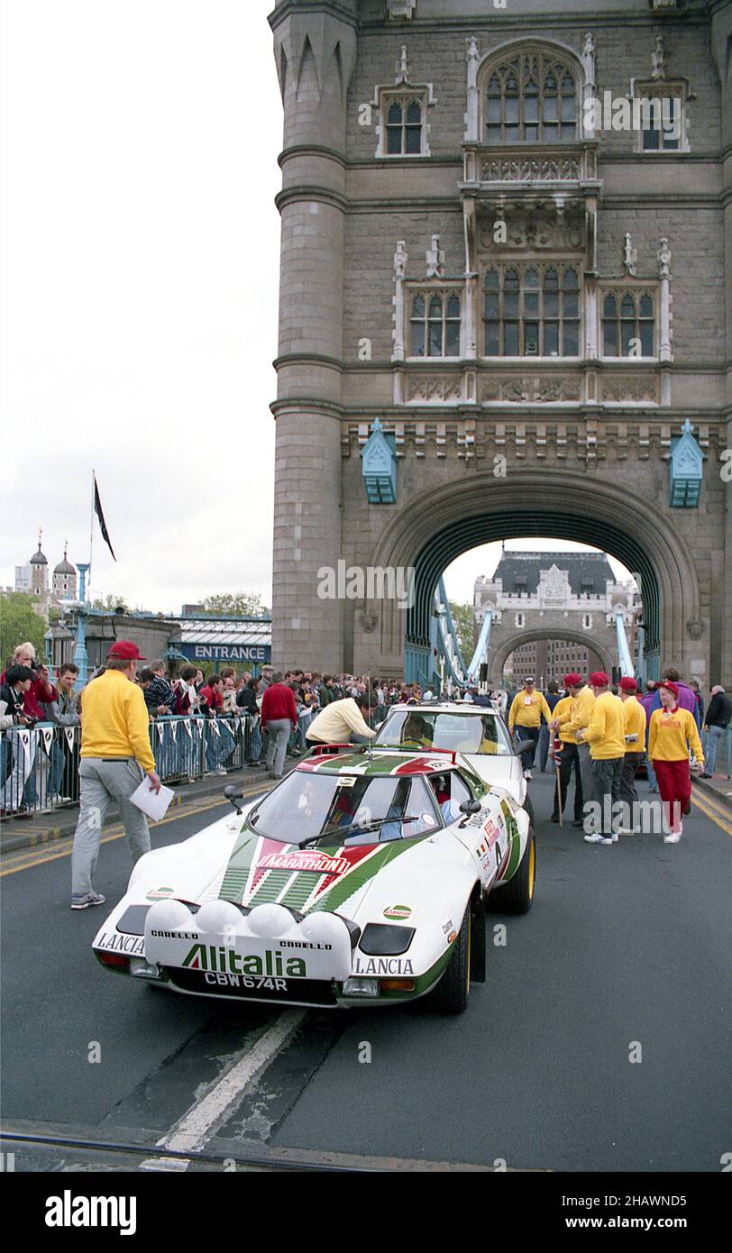 The Start of the 1991 Pirelli Classic Marathon historic road rally from ...