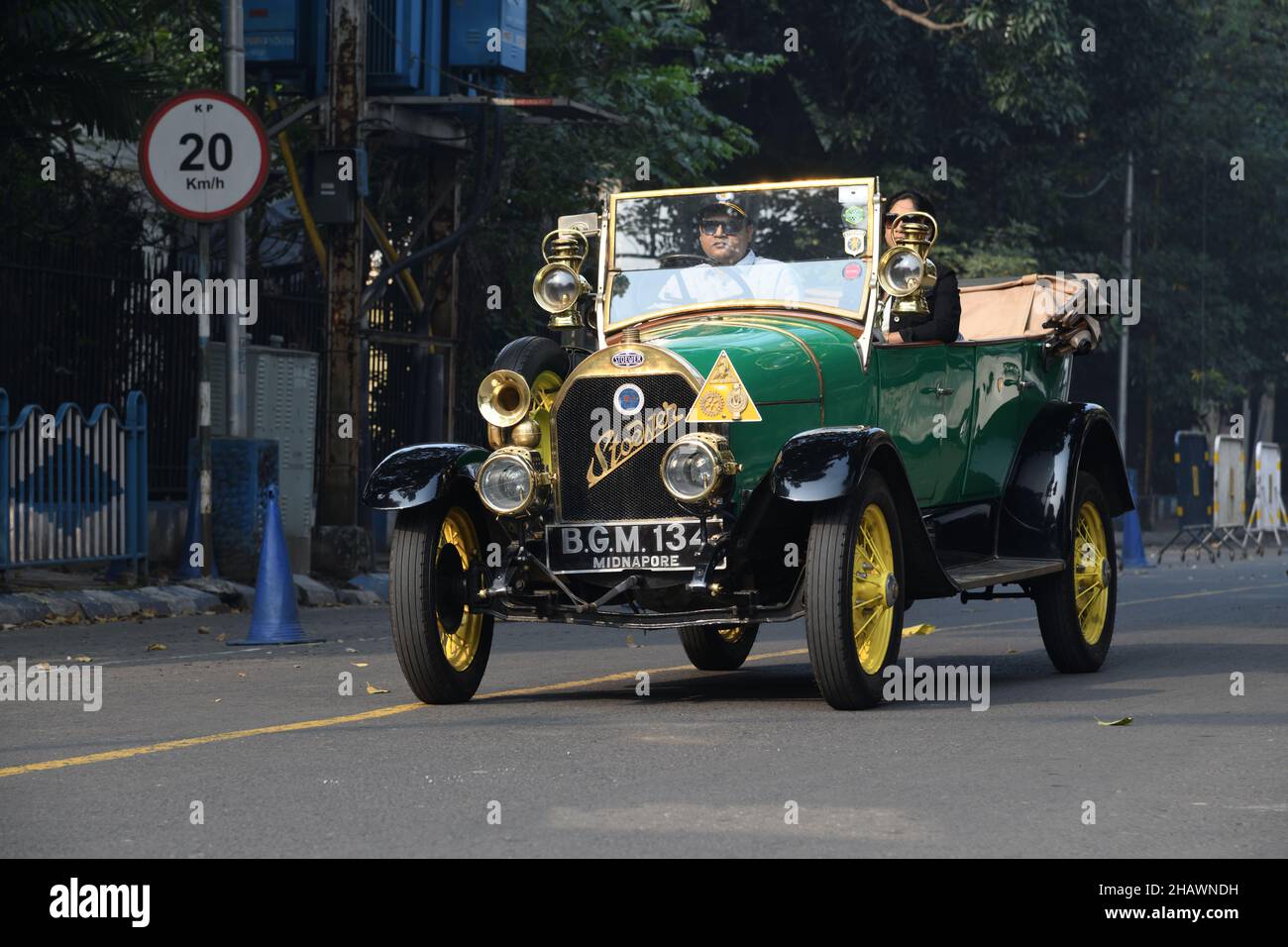 1913 Stoewer car with 1500 cc and 4 cylinder engine. India BGM 134 ...