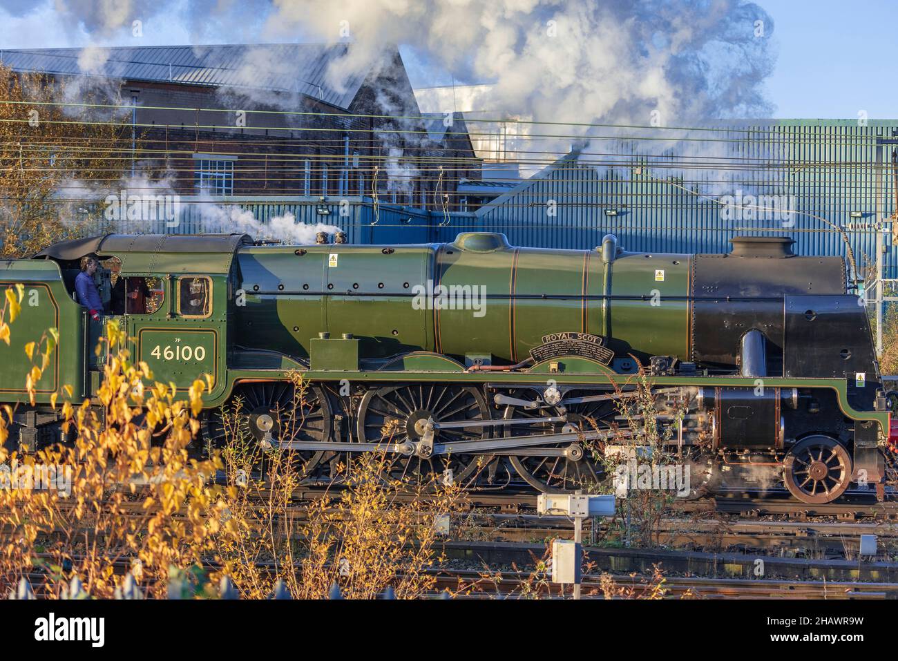 Royal scot steam engine hi-res stock photography and images - Alamy