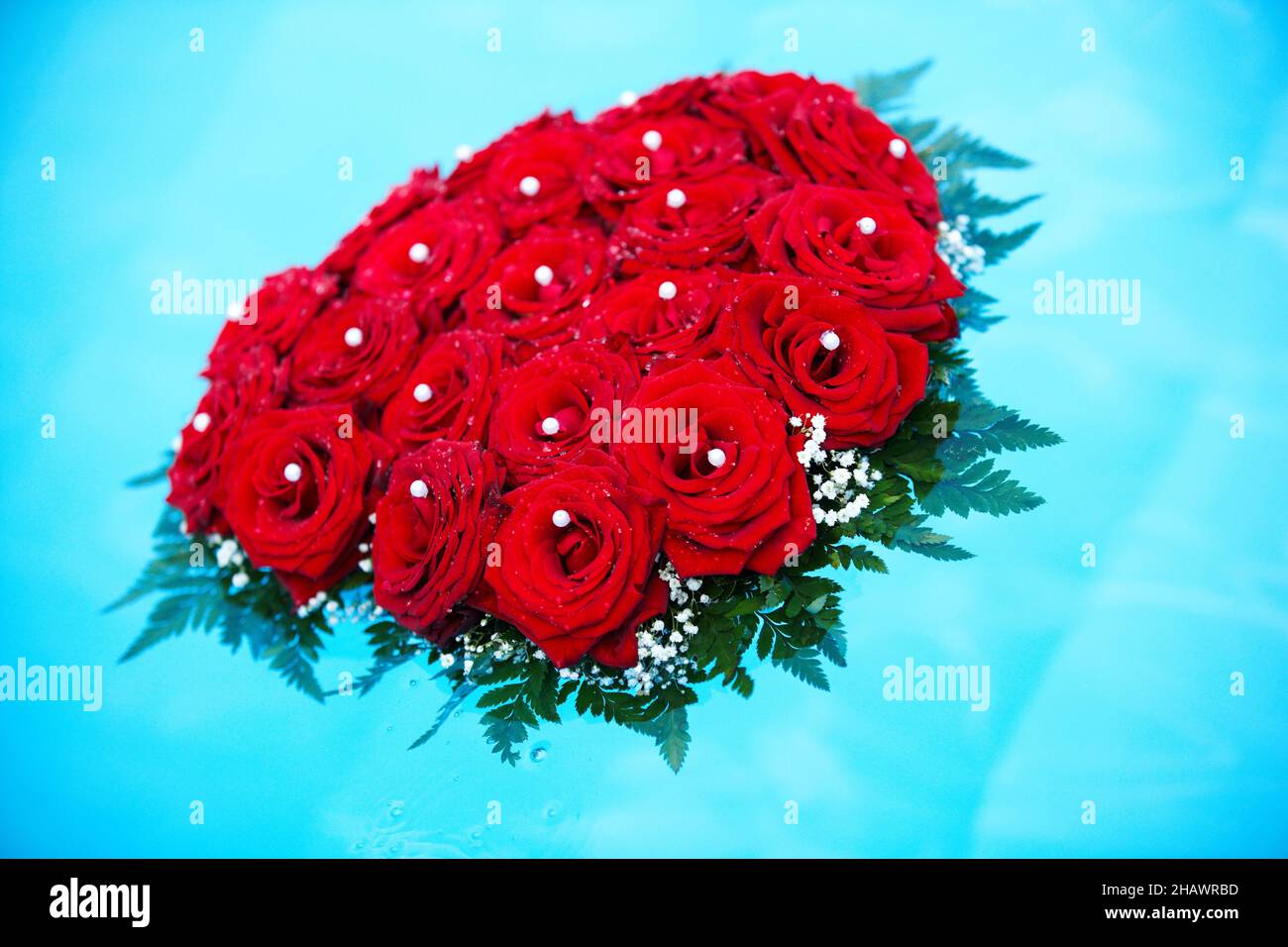 Composition of red roses Stock Photo - Alamy