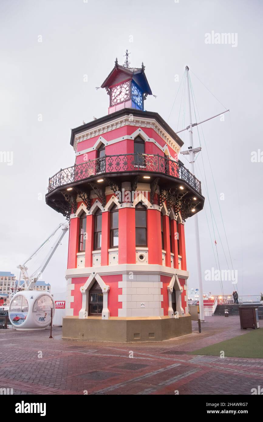 Cape Town, South Africa, August 2018 - The Clock Tower at Victoria and ...