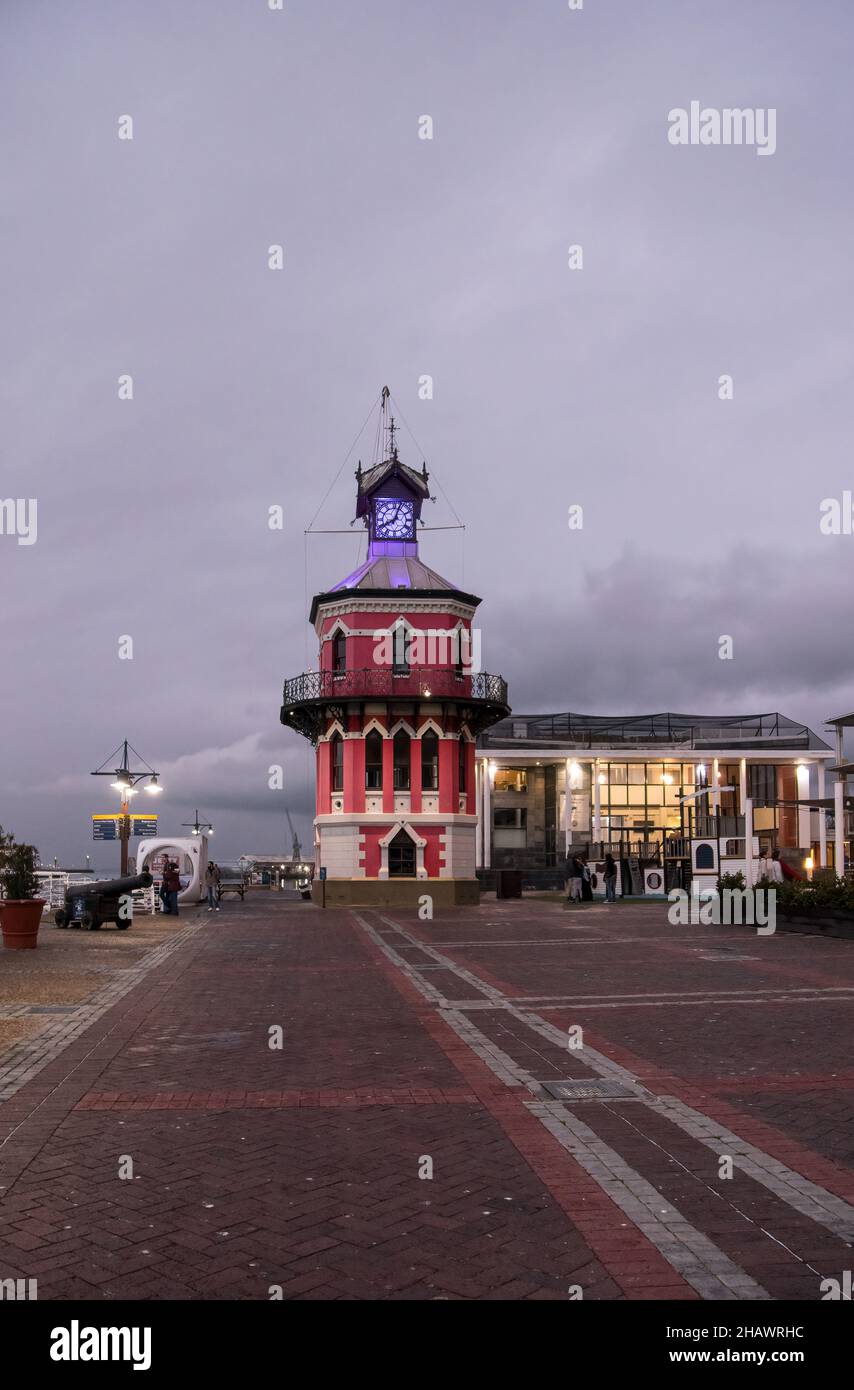 Cape Town, South Africa, August 2018 - The Clock Tower at Victoria and ...
