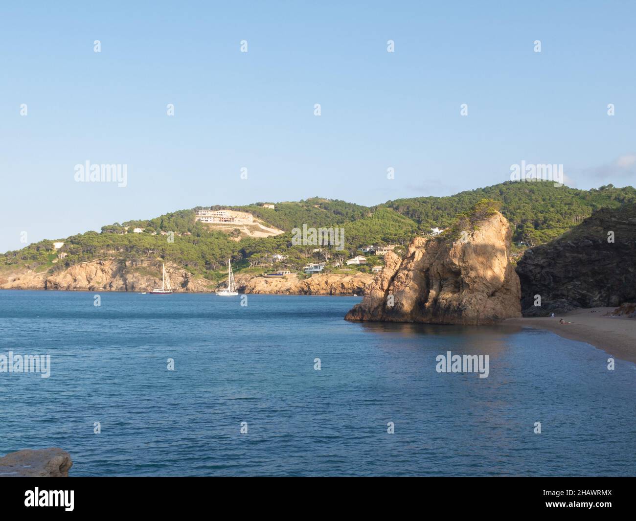 Beautiful view of the Illa Roja beach in Spain Stock Photo - Alamy