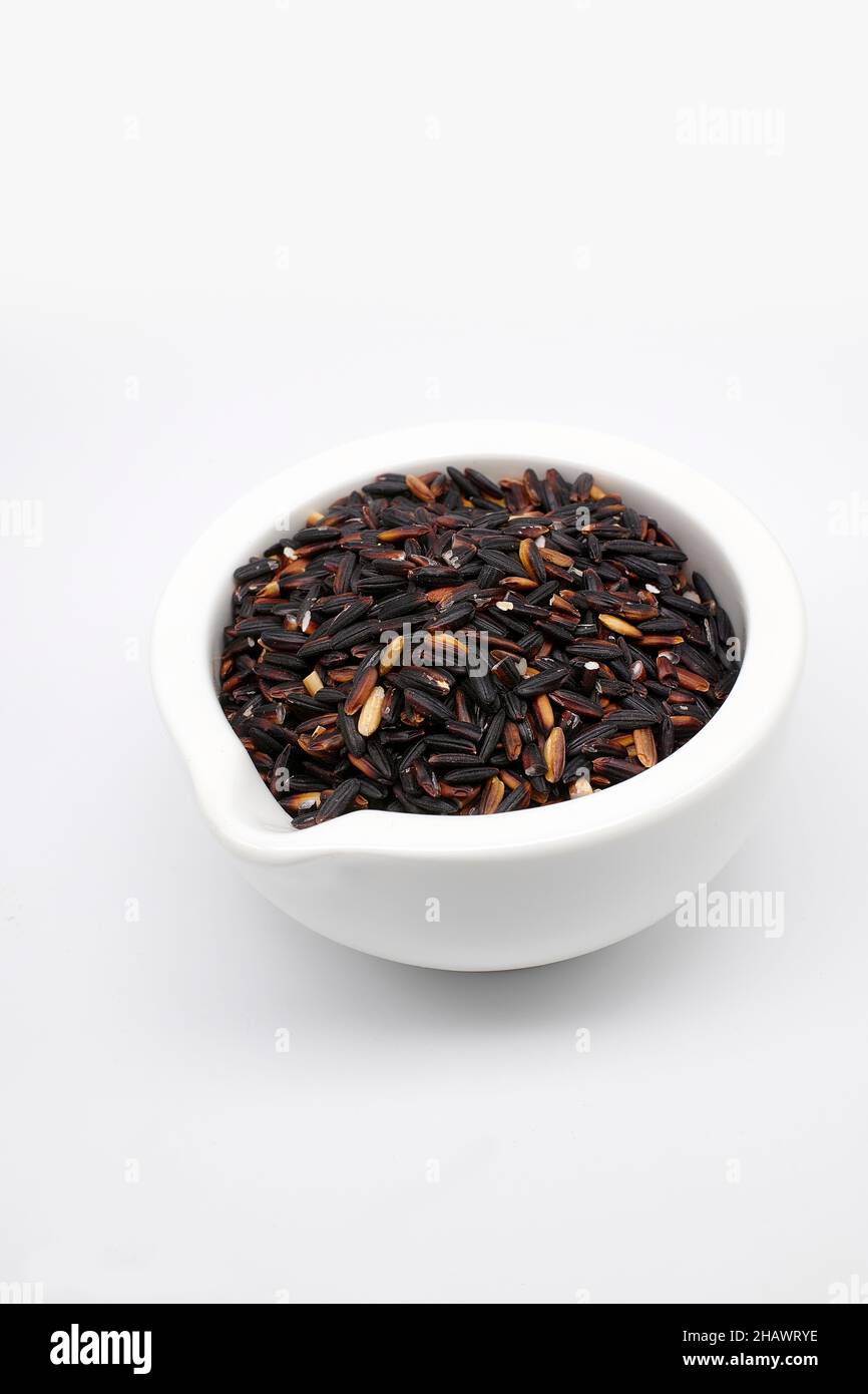 Black glutinous rice hi-res stock photography and images - Alamy