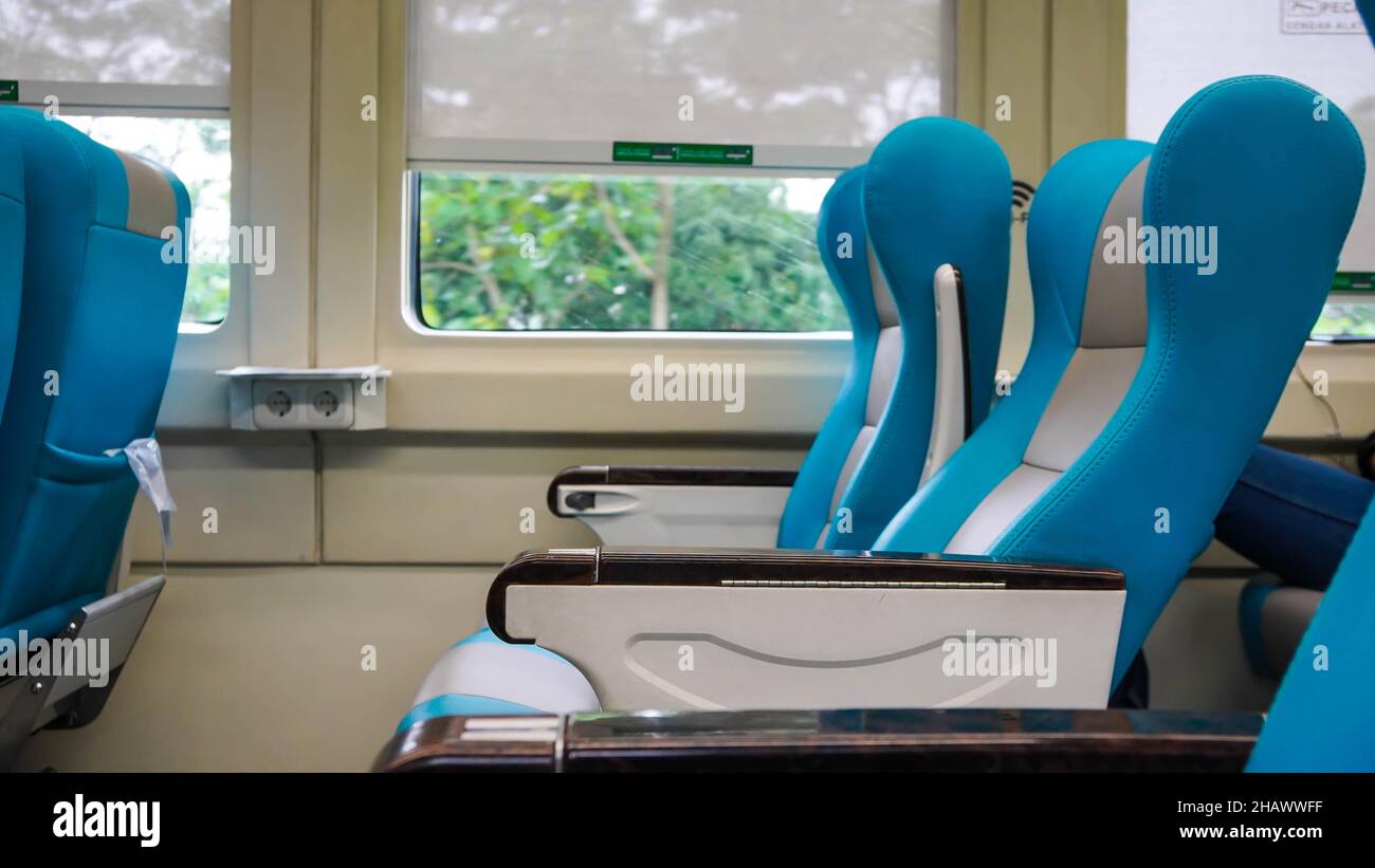 The Train Seat Stock Photo - Alamy