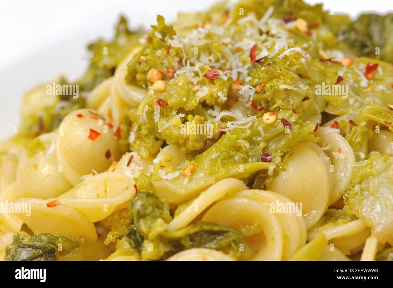 Traditional italian orecchiette closeup Stock Photo - Alamy