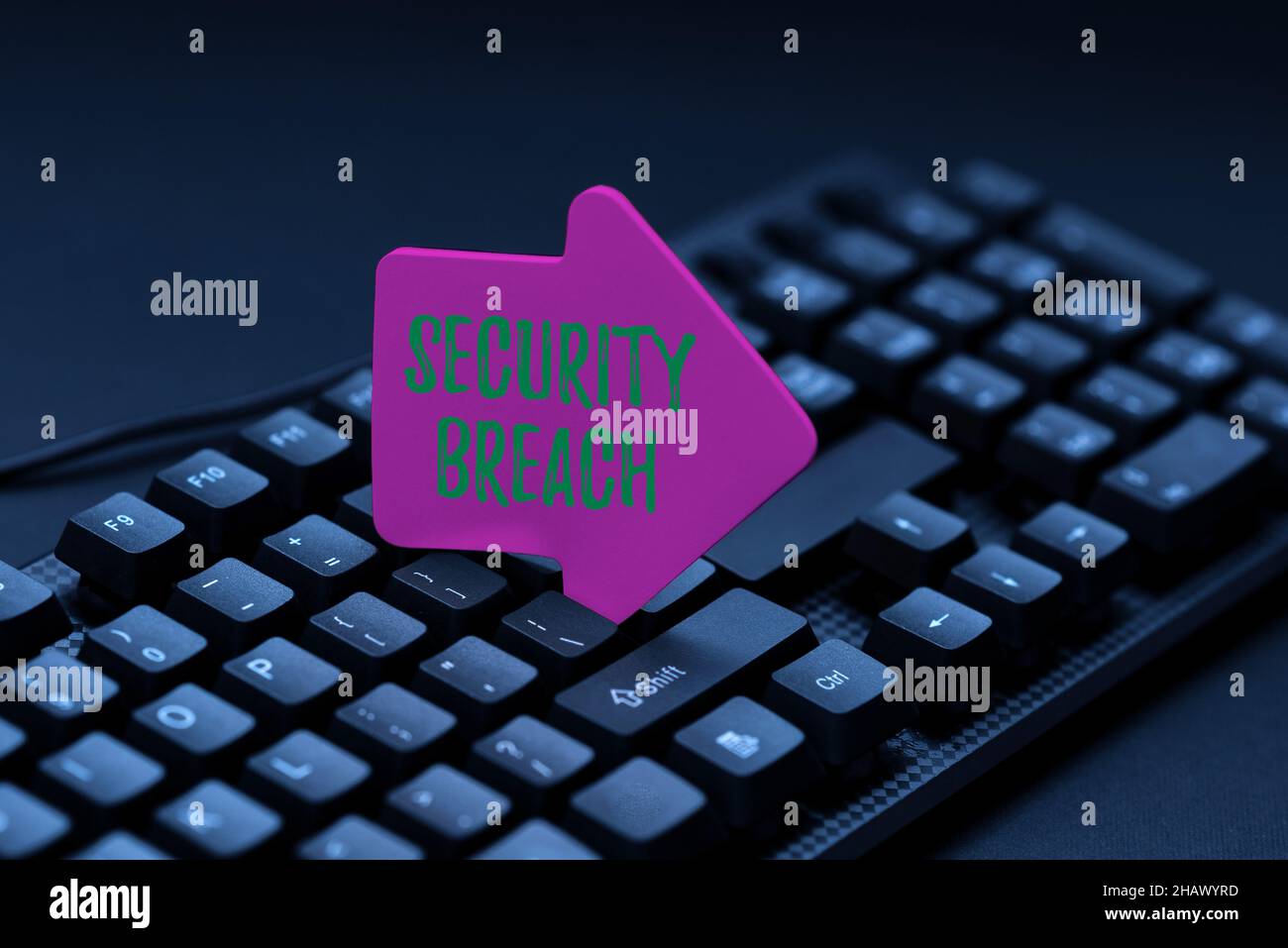 Conceptual caption Security Breach. Concept meaning incident that ...
