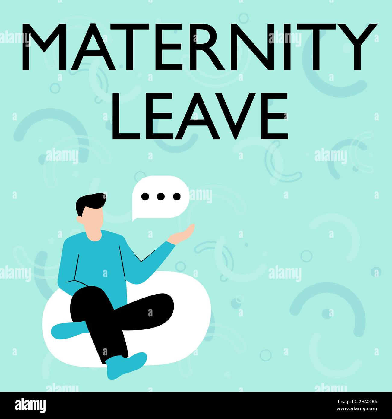 Text sign showing Maternity Leave. Business approach a leave of absence ...