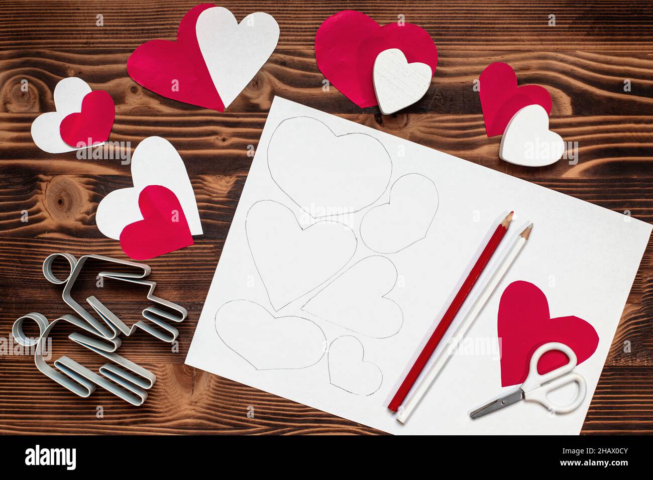 Valentines diy. Step by step instructions for handmade valentine. Craft ...