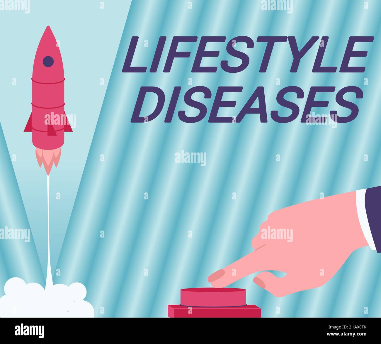 Sign displaying Lifestyle Diseases. Business approach a disease ...