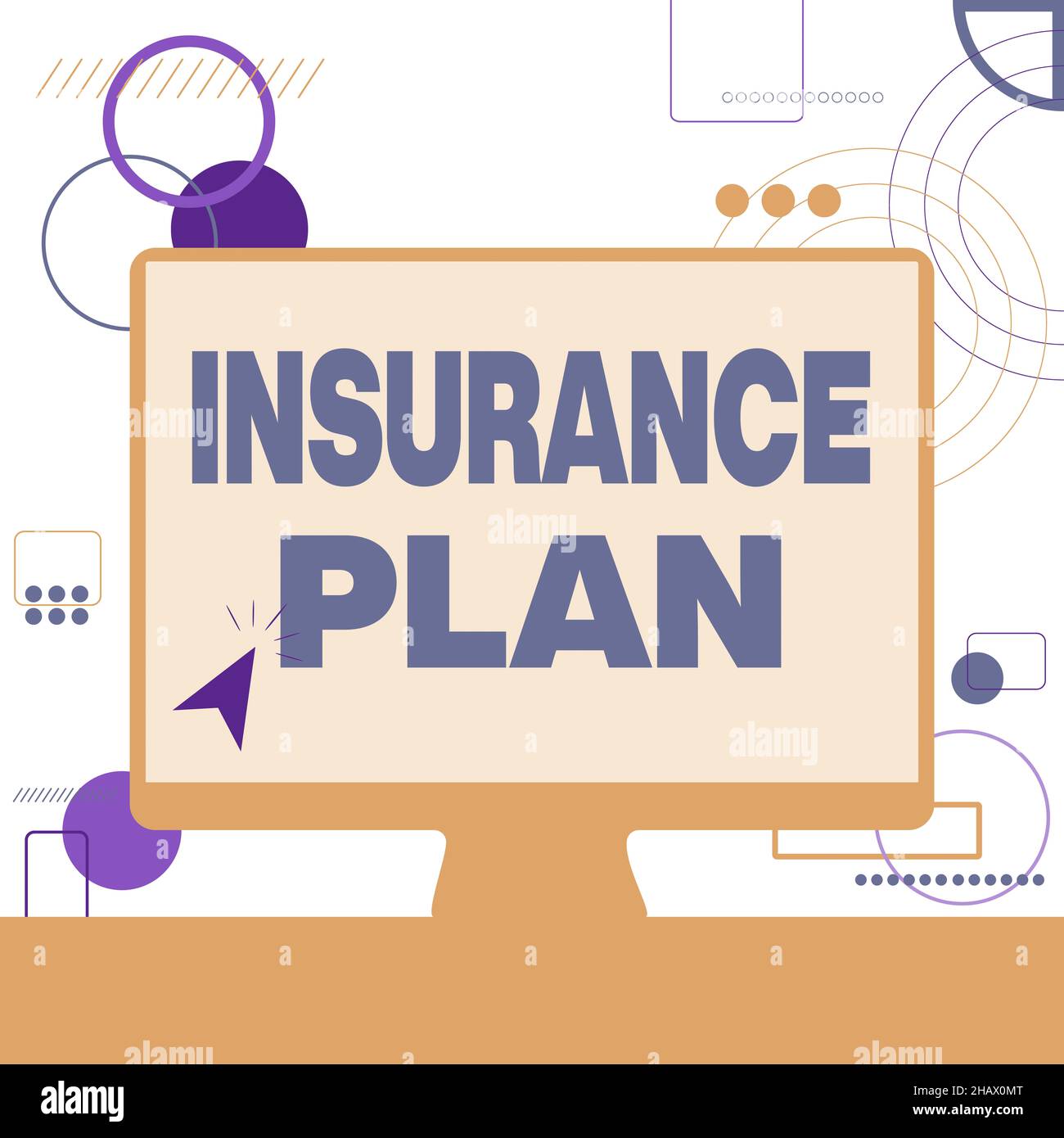 Conceptual display Insurance Plan. Business concept includes the risk ...