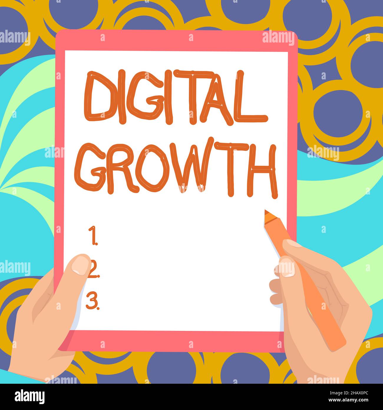 Inspiration showing sign Digital Growth. Business concept early stages ...