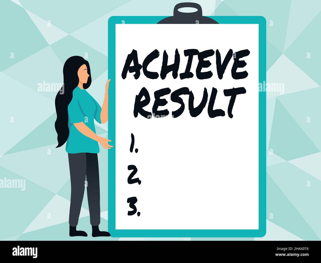 Conceptual caption Achieve Result. Business concept Accomplishment ...