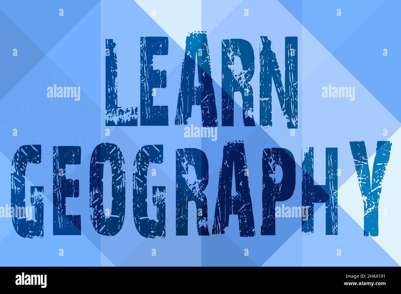 Text caption presenting Learn Geography. Business showcase study of ...