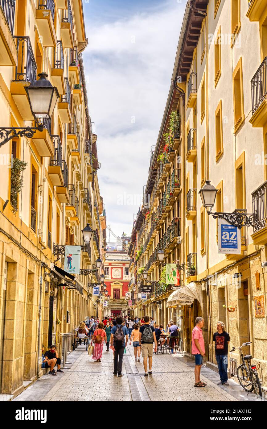 San Sebastian landmarks, HDR Image Stock Photo - Alamy