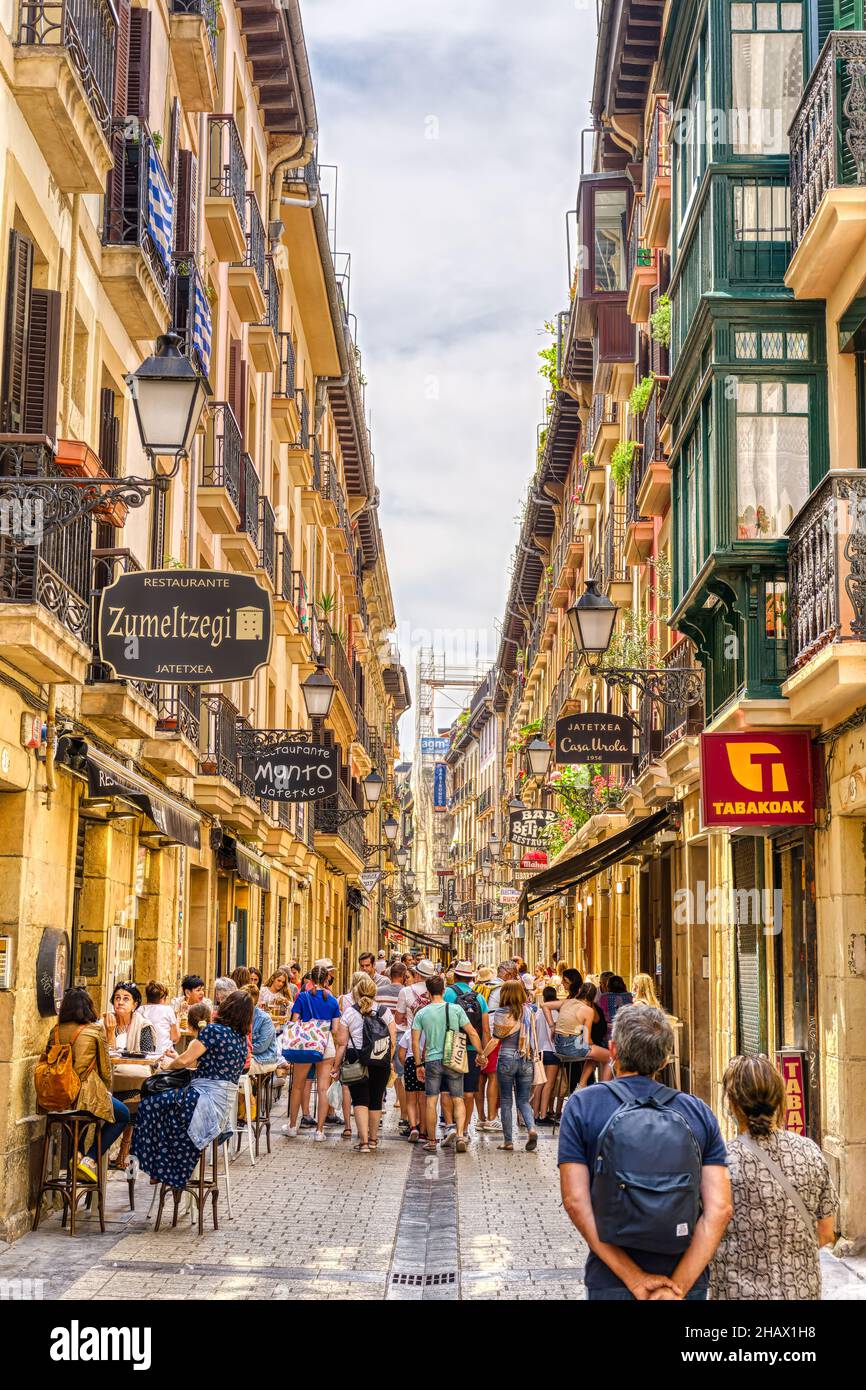 San Sebastian landmarks, HDR Image Stock Photo - Alamy